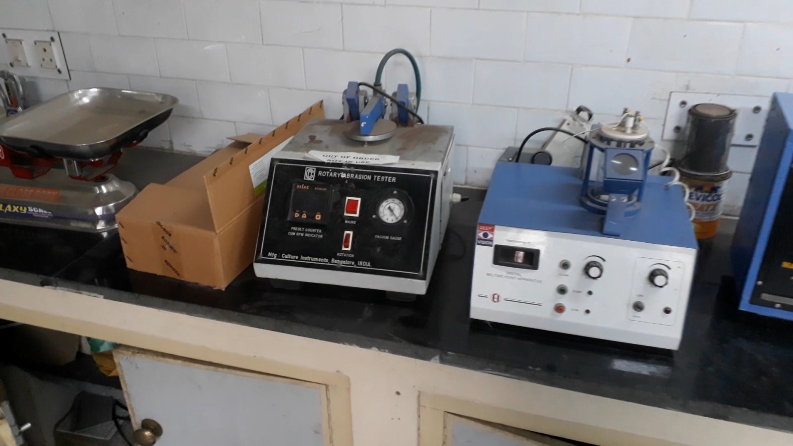 Lab Equipments of Mechanical - Leather Divisions